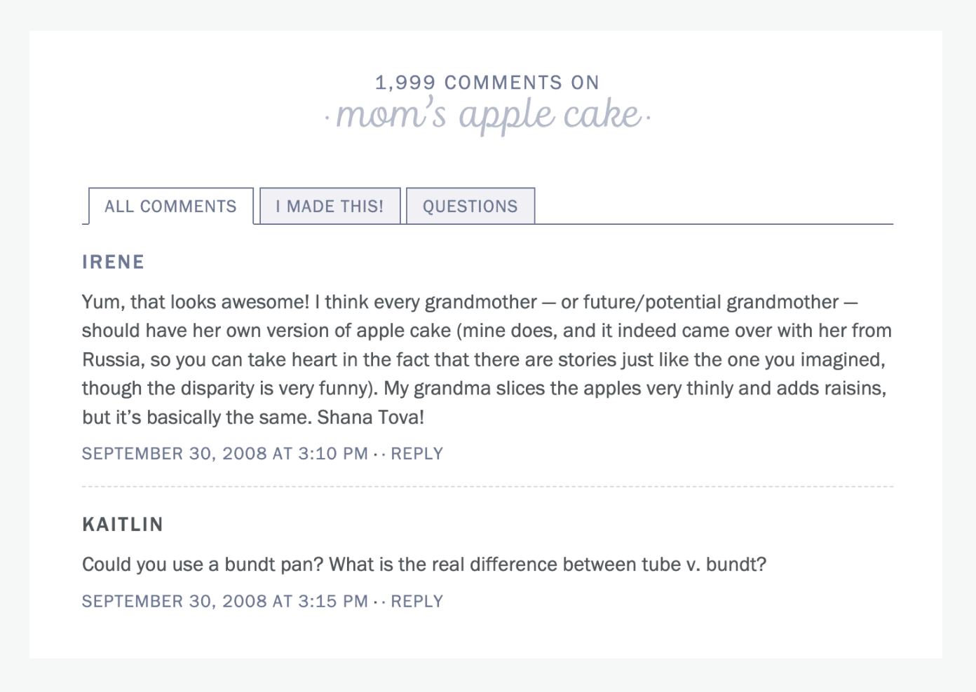Saying No To Spam on Smitten Kitchen’s Popular Food Site – Akismet